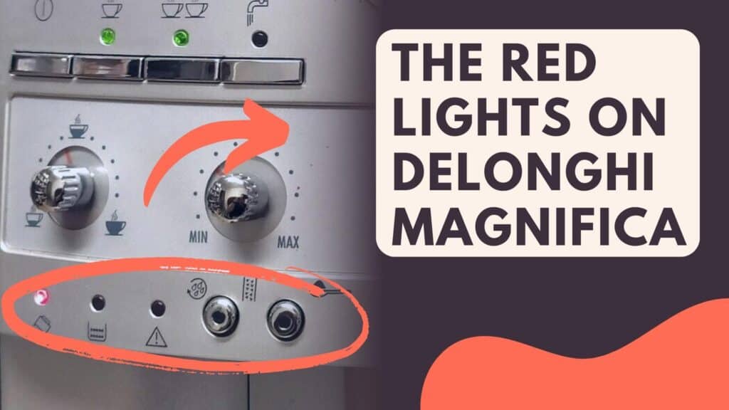 Delonghi Magnifica Red Light Flashing (Solved!) - Jontic